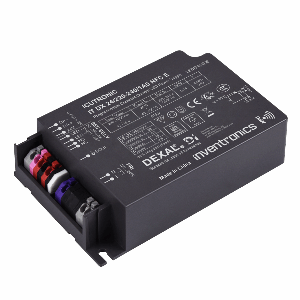 IT DX 24/220-240/1A0 NFC E - Inventronics ICUTRONIC DEXAL 24W Driver